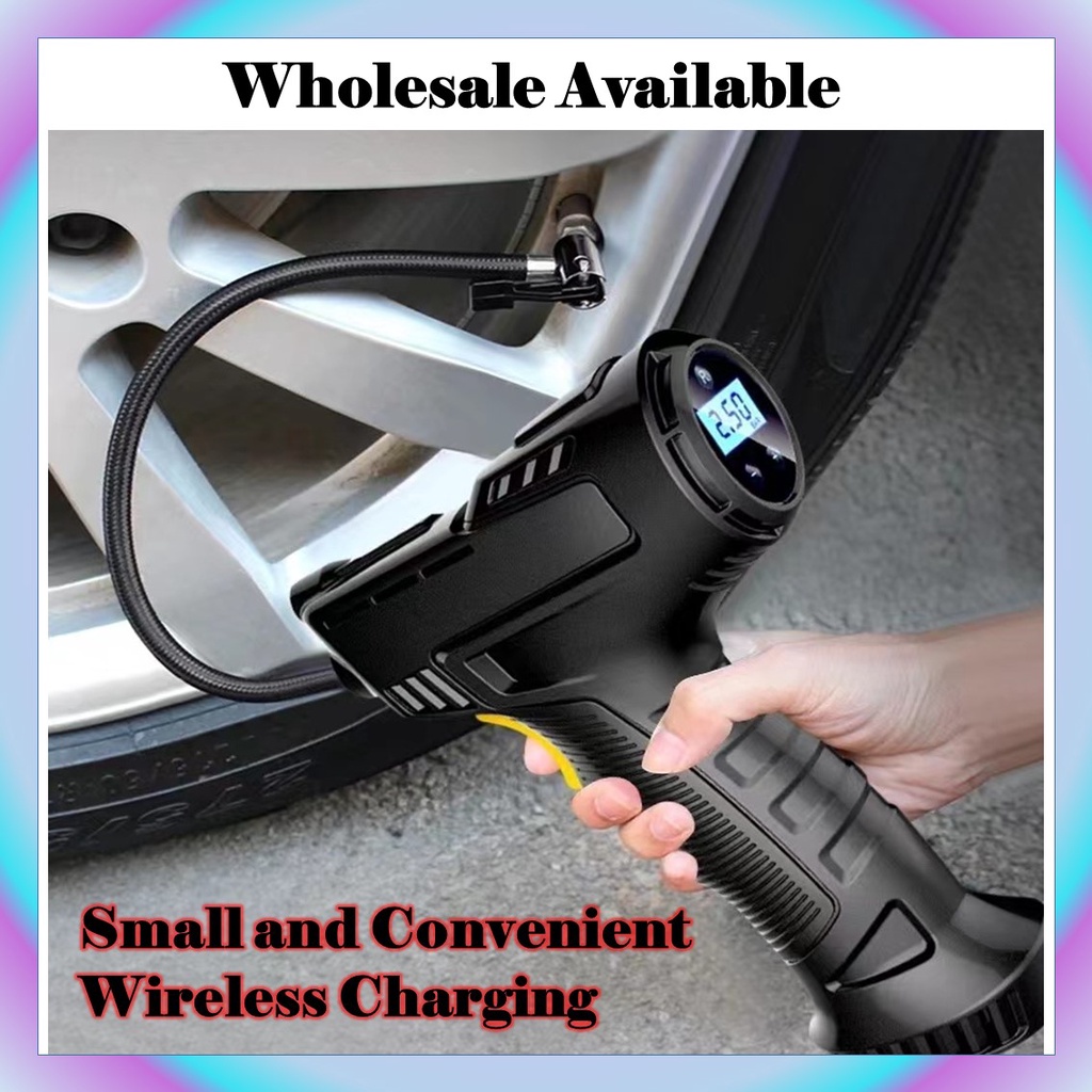 Electric Air Pump Tyre Car Inflator Portable Pump Tayar Kereta Digital ...