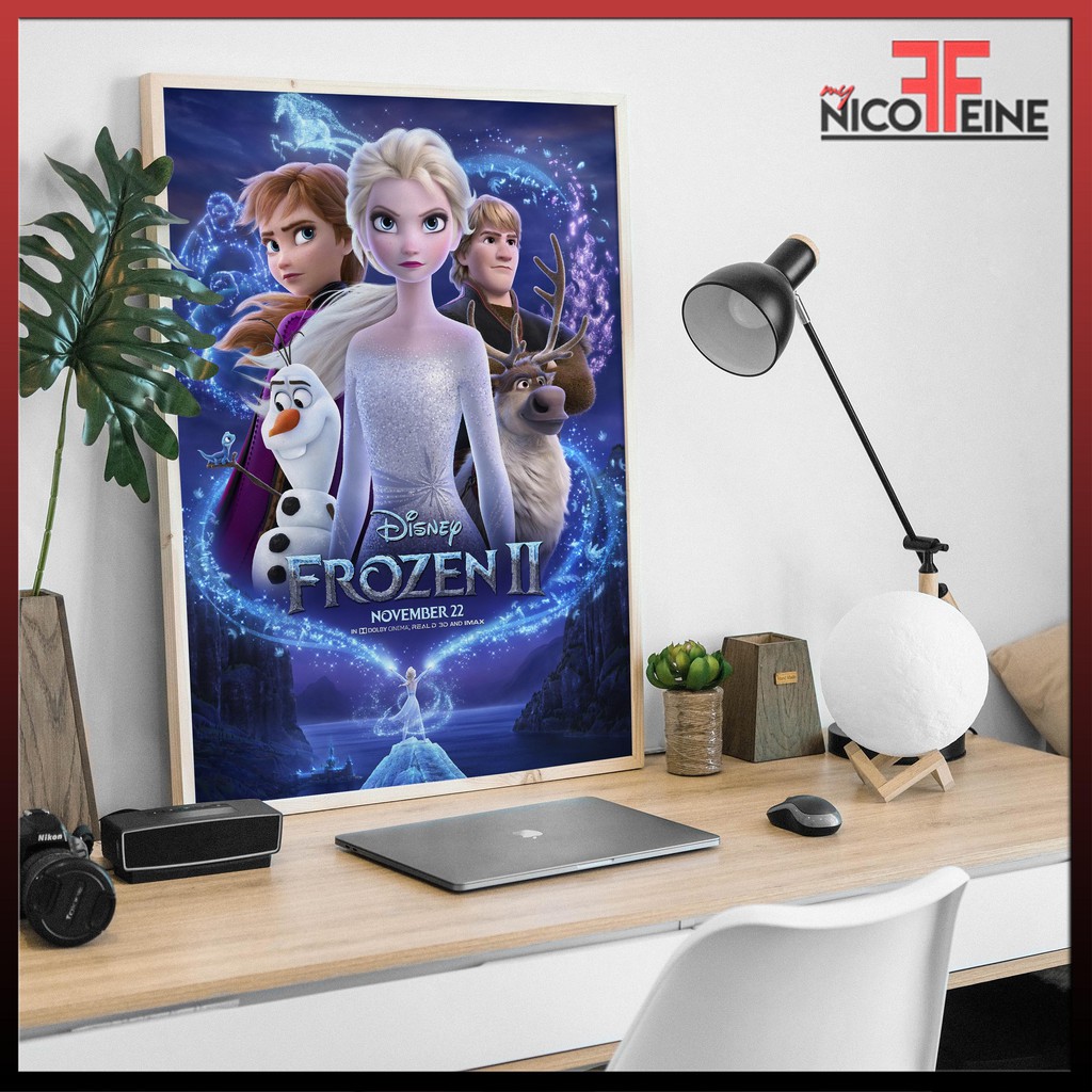 NEW Disney Frozen 2 Princess Elsa Movie Large Poster Print / Wall Art ...