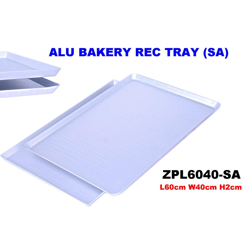 Aluminium Baking Tray Pan Dulang Pembakar Aluminium (L60 x W40 x H2 cm ...