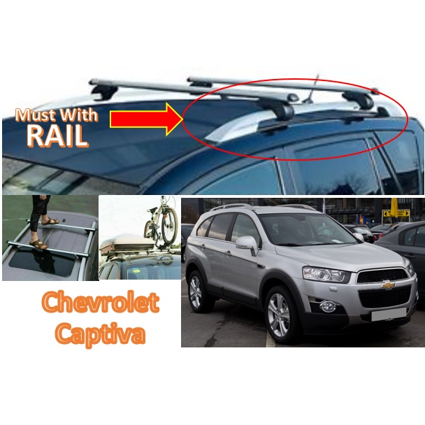 Chevy Captiva Chevrolet Captiva New Aluminium Roof carrier Cross Bar ...