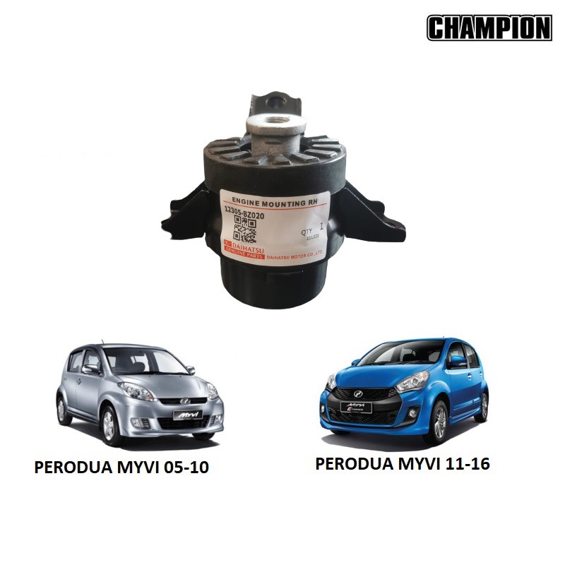 DAIHATSU PERODUA MYVI 1.0 1.3 ENGINE MOUNTING (RH) (DRIVER SIDE ...