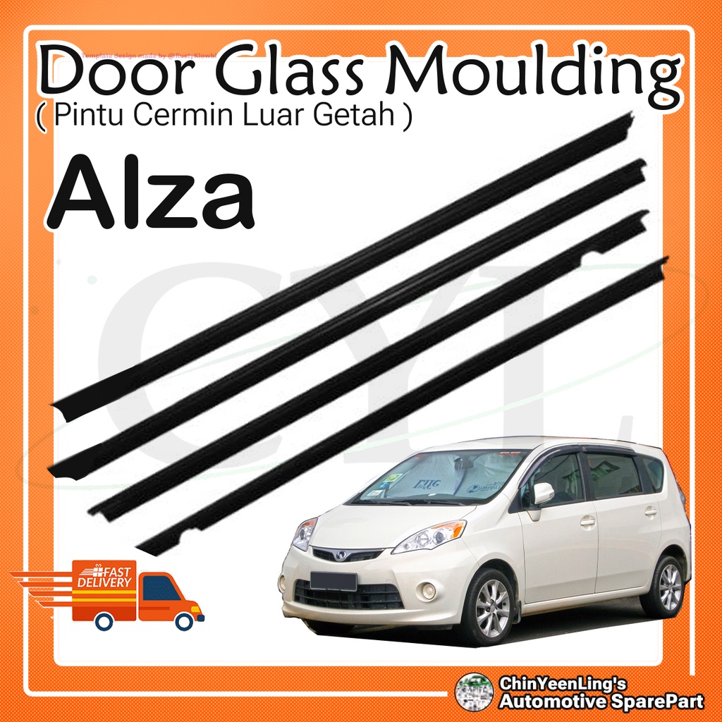 *WholeSale*Perodua Alza Door Glass Moulding(1Car 4pcs to choose)*Best ...