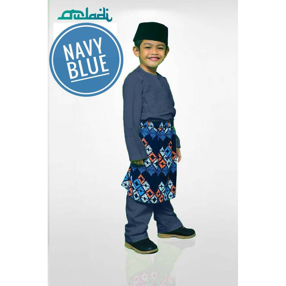 (RAYA SALE)AULADI BAJU MELAYU KANAK-KANAK( NAVY BLUE/ OCEAN BLUE/ ROYAL ...