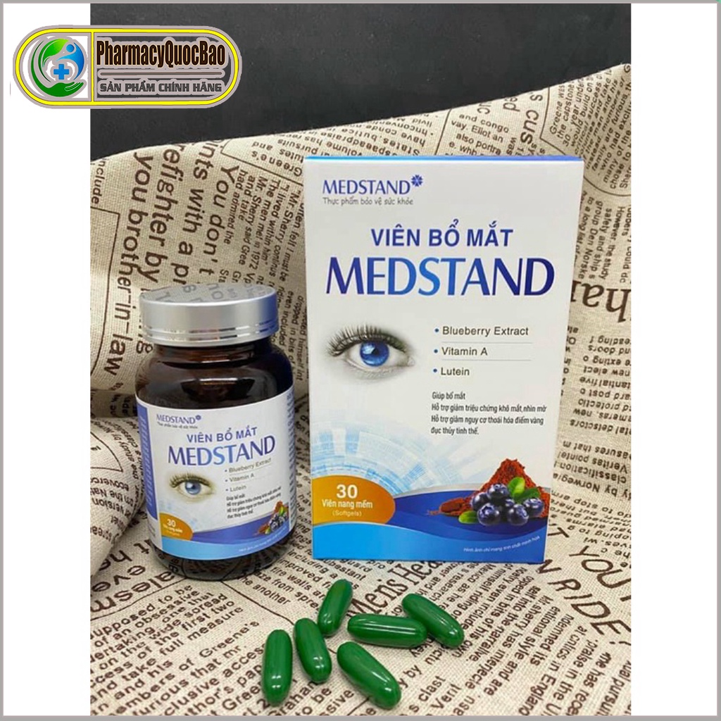 Medstand eye supplements - Helps nourish eyes, reduces symptoms of dry ...