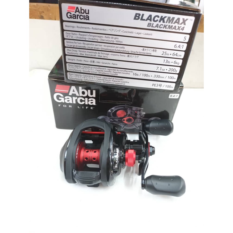 Abu Garcia Black Max 4 Casting Reel | Shopee Malaysia