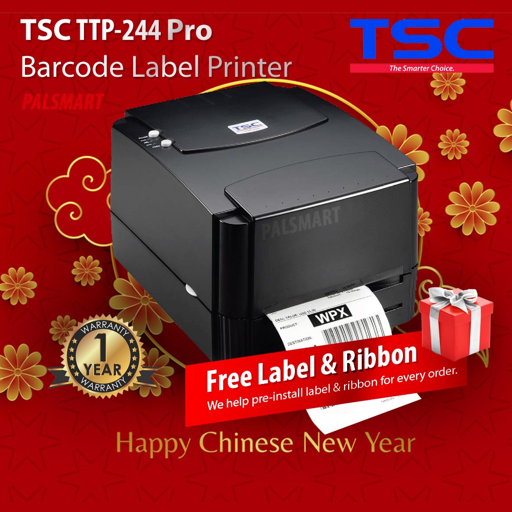 TSC TTP244 PRO Barcode Label TSC Printer TSC Thermal Printer | Shopee ...