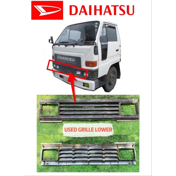 DAIHATSU DELTA DV57(1ton) DV99(5ton)CABIN FRONT GRILLE UPPER /LOWER ...