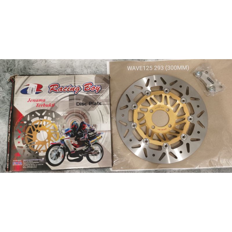 RCB DISC BRAKE FRONT REAR RACING BOY 300MM 260MM 190MM YAMAHA LC135 4S ...