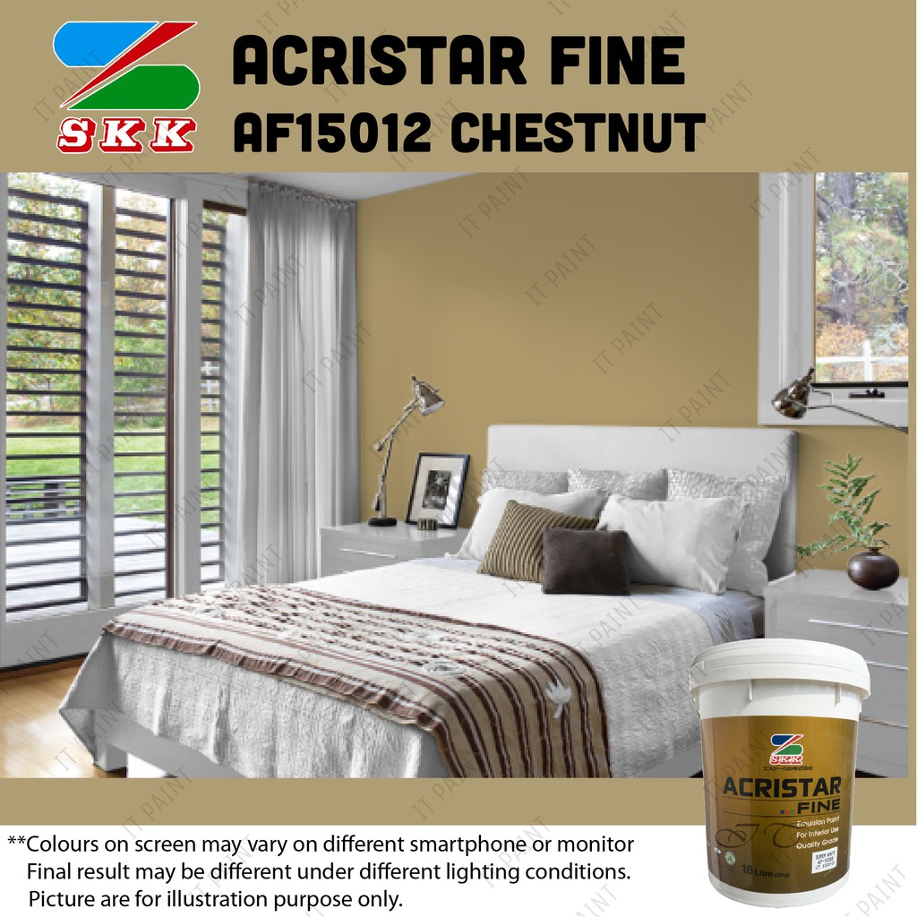 [7 Liter] SKK Acristar Fine Emulsion Paint for Interior Wall and ...