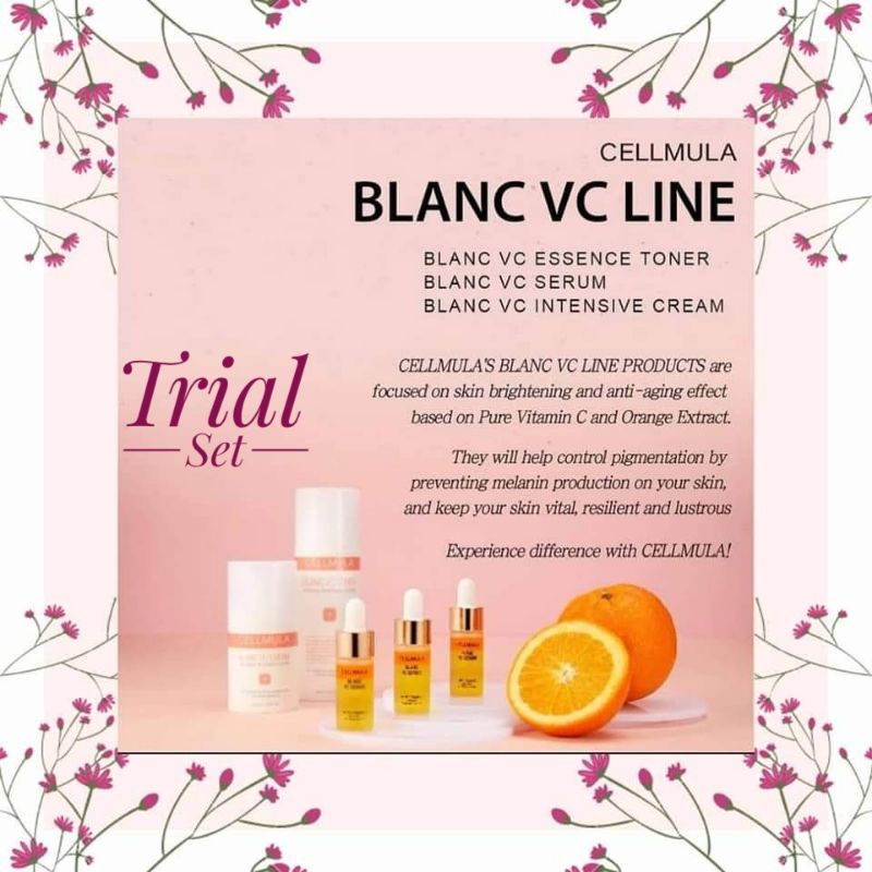 𝐂𝐞𝐥𝐥𝐦𝐮𝐥𝐚 Blanc Vc Line (Trial Set) - 💯% Original | Shopee Malaysia