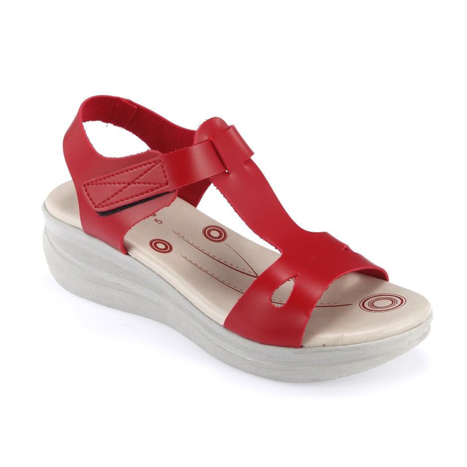 Ladies Comfort Sandals CD36233 (Red) | Shopee Malaysia