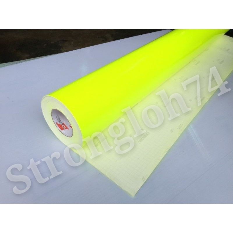 STICKER ORACAL YELLOW FLUORESCENT (100% ORIGINAL ORACAL 6510) | Shopee ...