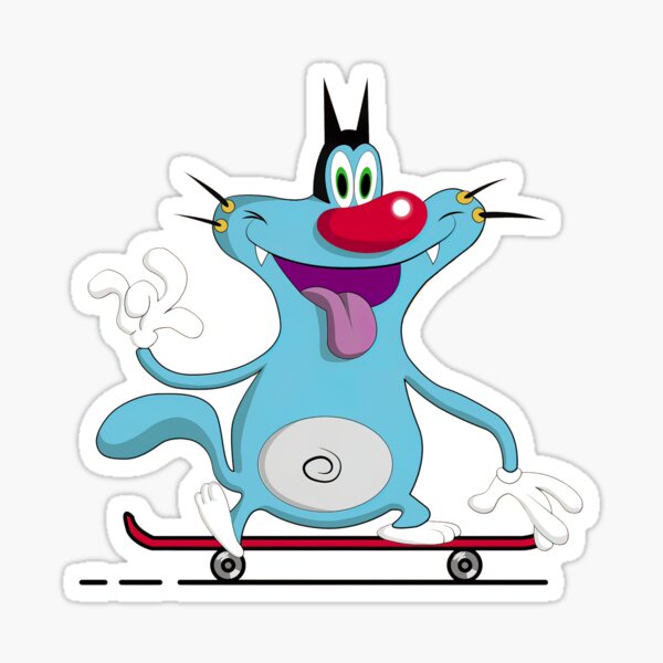 Oggy and The Cockroaches Stickers v1 | Shopee Malaysia