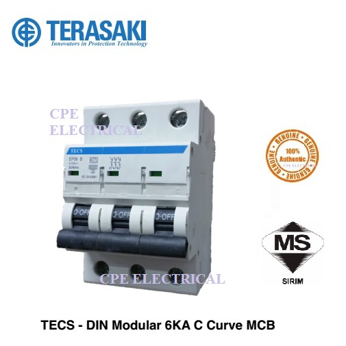 Terasaki 6A 10A 16A 20A 32A 40A 63A 3P Miniature Circuit Breakers MCB ...