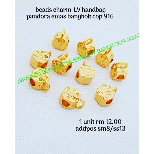 🔥Beads/ Charm/Stopper Pandora Emas Bangkok Cop 916🔥💯designcopyori💯 ...