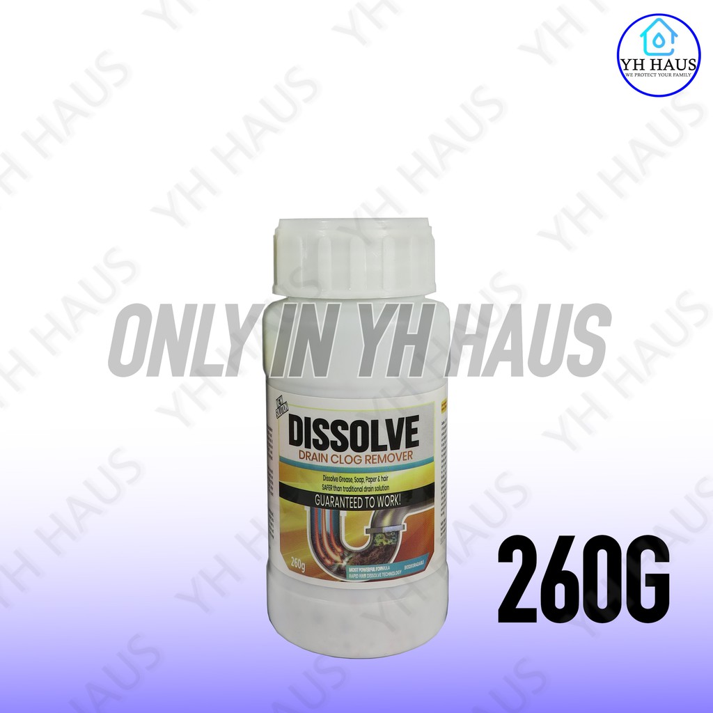 Dissolve Clog Remover Heavy Duty Pipe Cleaner Drain Cleaner Kitchen ...