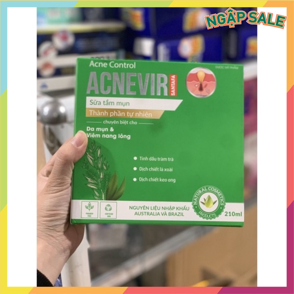 Acnevir Shower Gel Dedicated To Acne & Folliculitis Skin | Shopee Malaysia