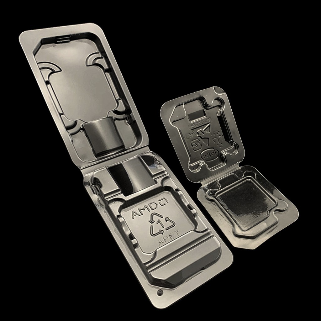 Computer Packaging Box Plastic Transparent CPU Protection Intel AMD ...