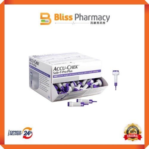 Accu Chek Safe T Pro Plus 200's | Shopee Malaysia
