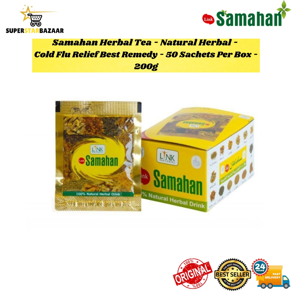 Samahan Herbal Tea - Natural Herbal - Cold Flu Relief Best Remedy - 50 ...