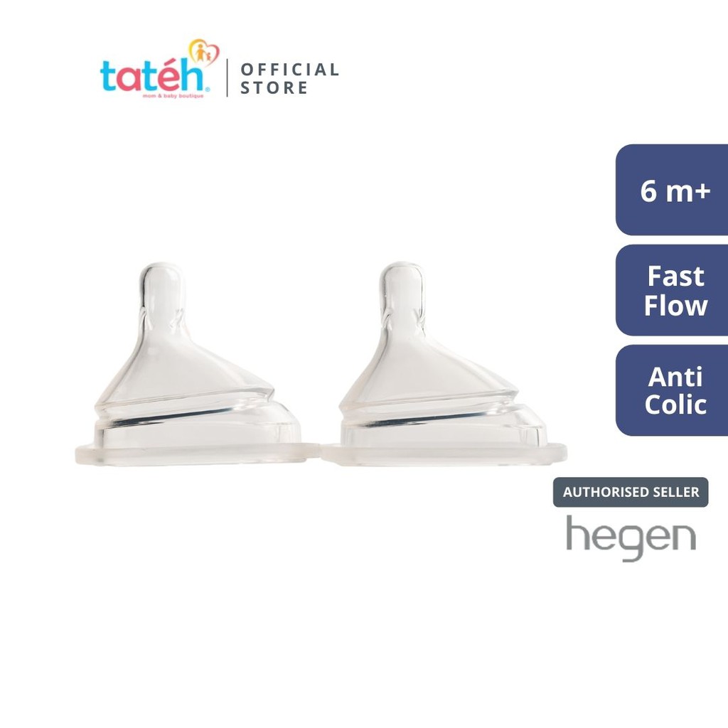[ORIGINAL] Hegen Teat Fast Flow (2-pack) | Shopee Malaysia