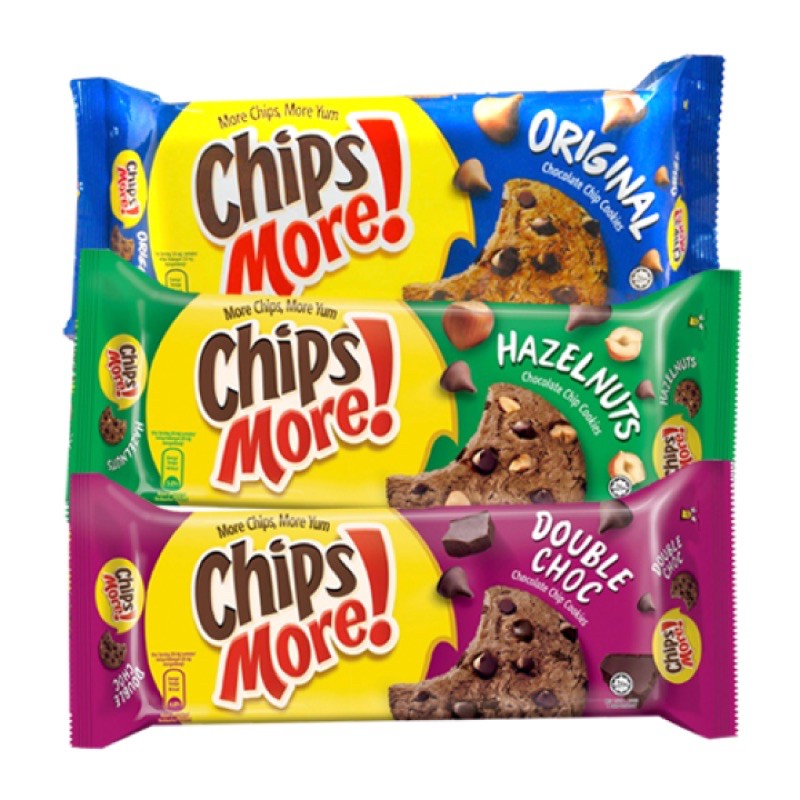 Chipsmore Cookies 135g (Original/Hazelnut/Double Choc) | Shopee Malaysia