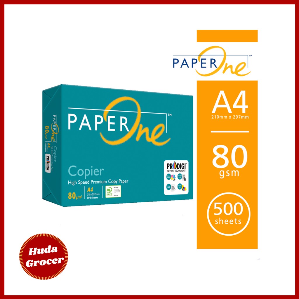Paper One Copier (A4 Paper) 80gsm 500 sheets | Shopee Malaysia