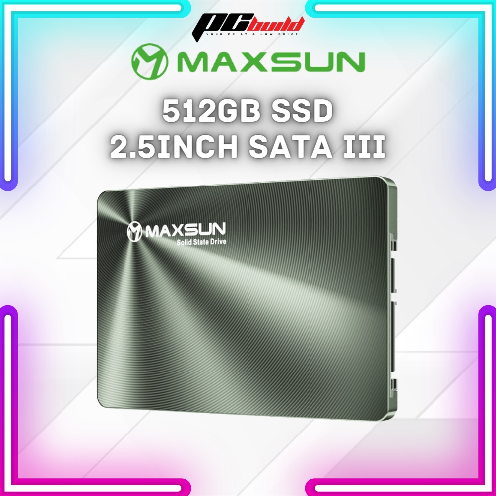 MAXSUN 512GB SSD 2.5INCH SATA III | Shopee Malaysia