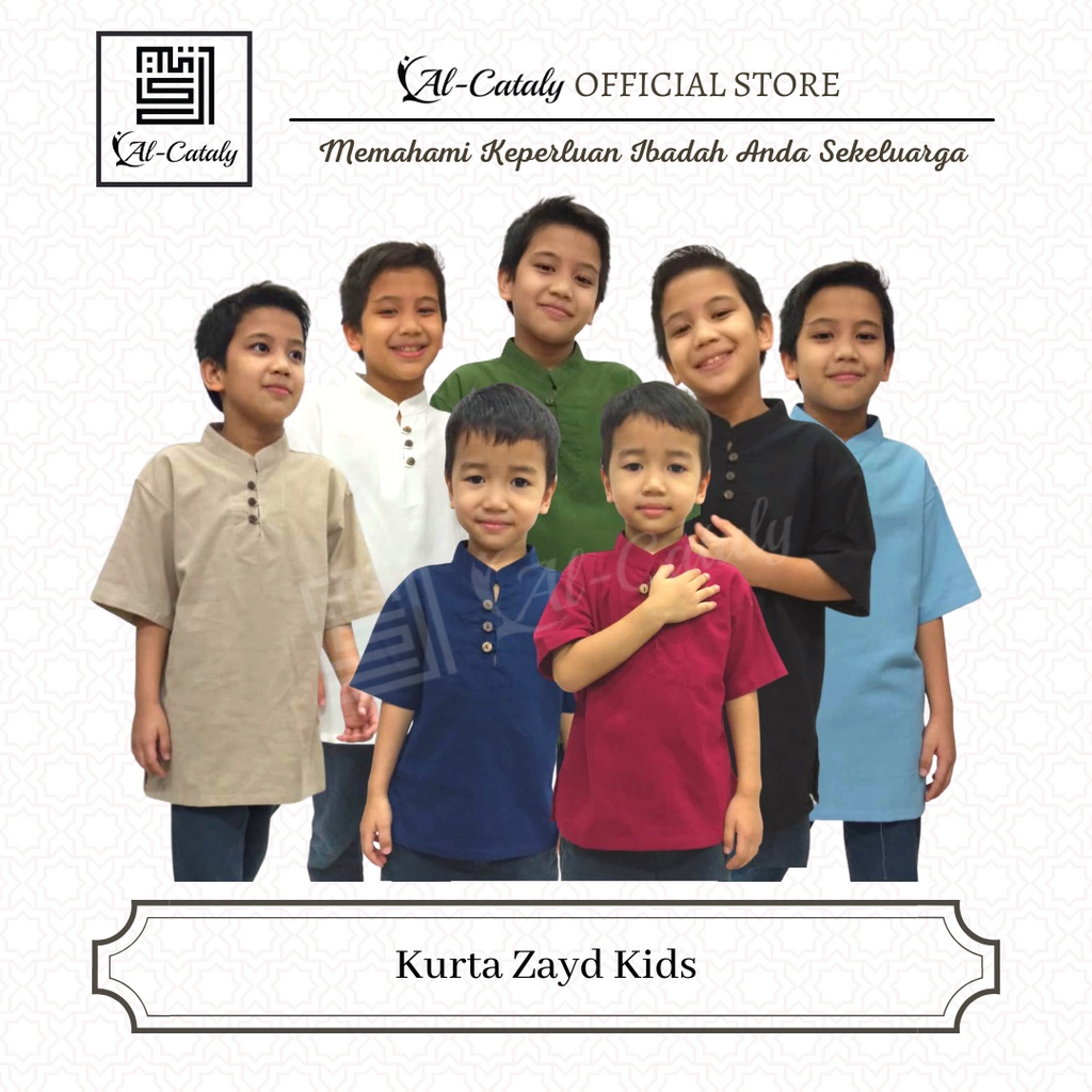 AlCataly : BAJU KURTA BUDAK ZAYD KIDS/ BAJU KURTA KANAK KANAK LELAKI ...