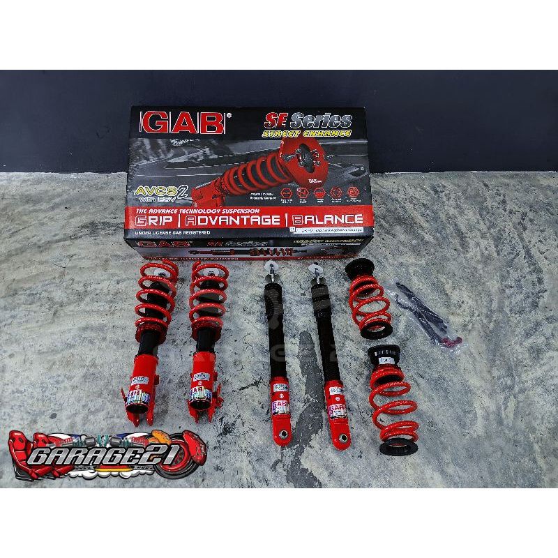 Honda City Type Z 96+ - GAB SE Series fully adjustable suspension ...