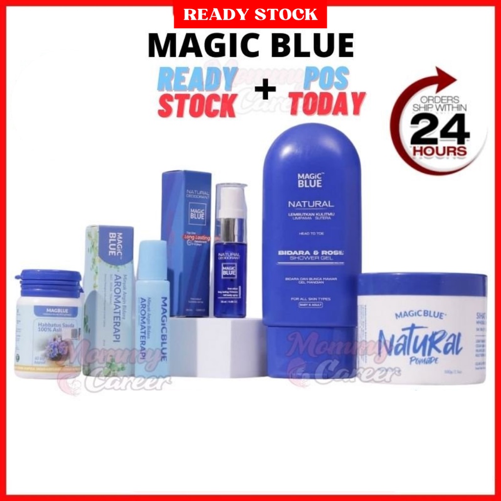 Magic Blue Kapsul Habbatus Sauda habbatussauda Deodorant Pomade Shower ...