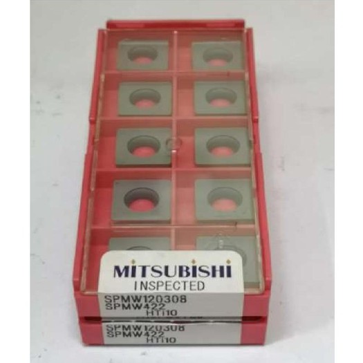 10 Pcs Mitsubishi Carbide Insert SPMW 120308 HTi10 (Original) | Shopee ...