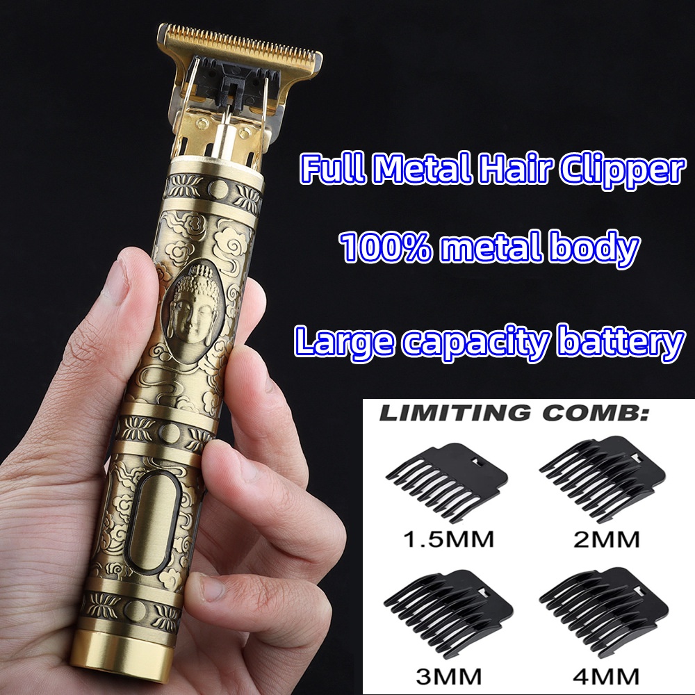 All Metal T9 Barber Men's Hair Trimmer 10000 Rpm Hair Clipper Vacuum ...