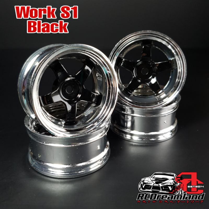 【READY STOCK】RCD 1/10 Rim RC Car Offset6mm Drift Touring Wheel 1/10 ...