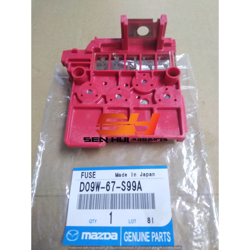 Mazda 2 / CX3 FUSE BOX to + battery D09W67S99A Genuine Part | Shopee ...
