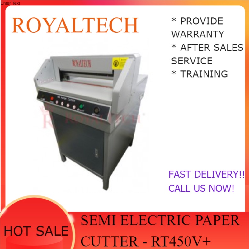 ROYALTECH SEMI ELECTRIC PAPER CUTTER - RT450V+ | Shopee Malaysia