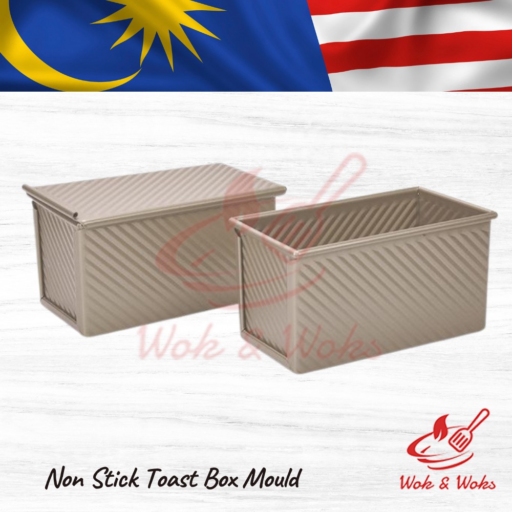 Non Stick Toast Box Mould / Acuan Kotak Roti Tak Melekat (450g ...
