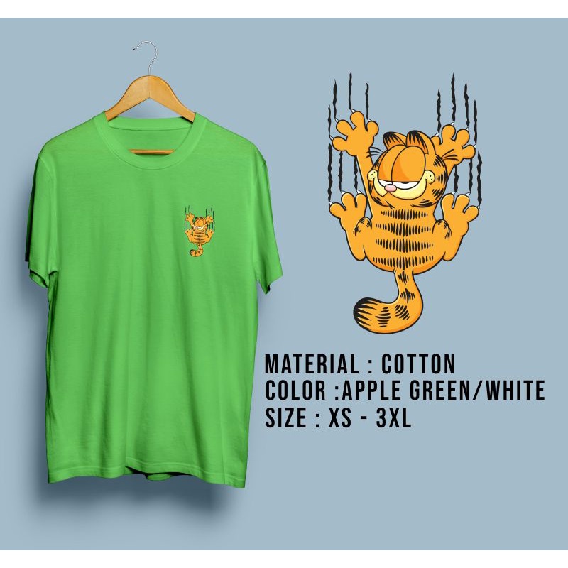 STREETWEAR T-SHIRT | GARFIELD | COTTON 100% | LOKAL SELLER | Shopee ...