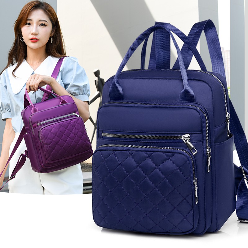 beg perempuan beg galas beg tangan Multifungsi handbags ransel Nylon ...