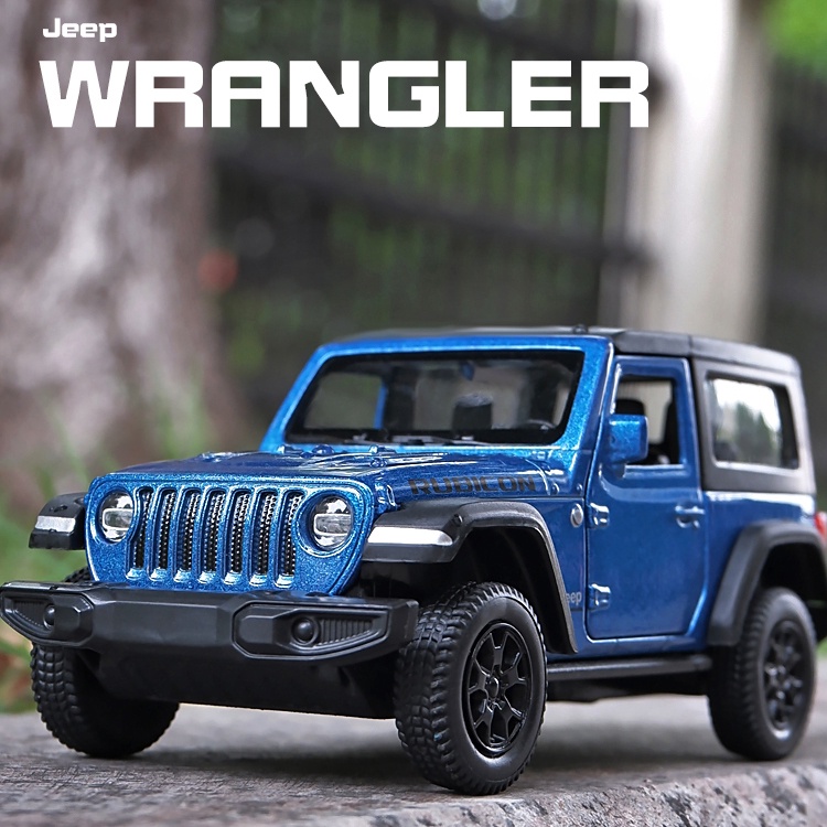 RMZ CITY 1:36 JEEP WRANGLER RUBICON Car Models Alloy Diecast Toy Vehicle Doors Openable Auto ...