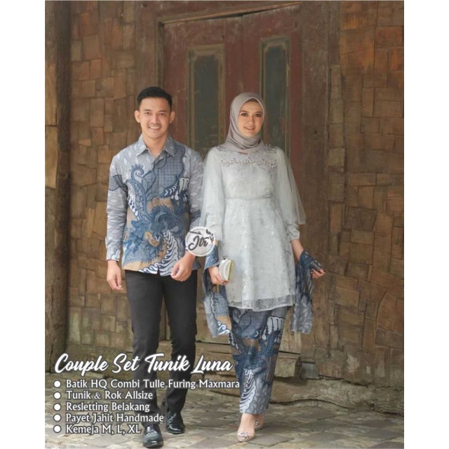 Batik COUPLE | Kebaya COUPLE Tunic LUNA | Modern COUPLE Brocade ...