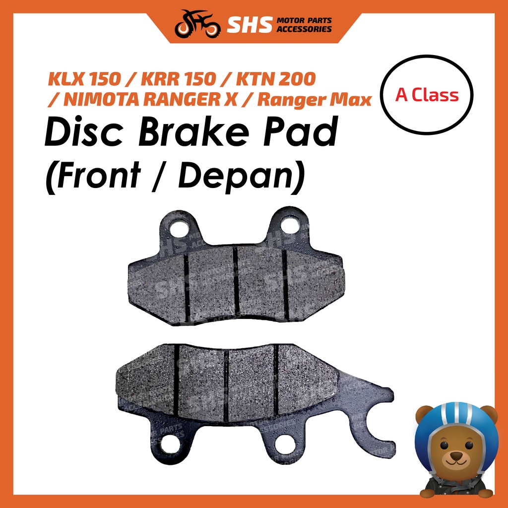 Disc Brake Pad (Front / Depan) KLX 150 / KRR 150 / KTN 200 / NIMOTA ...