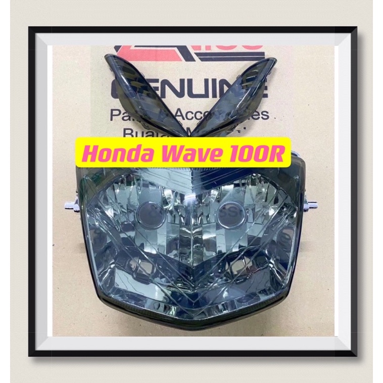 Honda Wave100R Wave 100 R W100R WAVE100 R Head Lamp Head Light TINTED ...