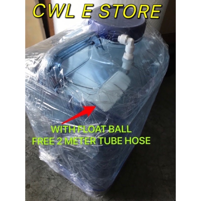 Polycarbonate With Float Ball Water Container 4Gallon 15L Free 2 Meter ...