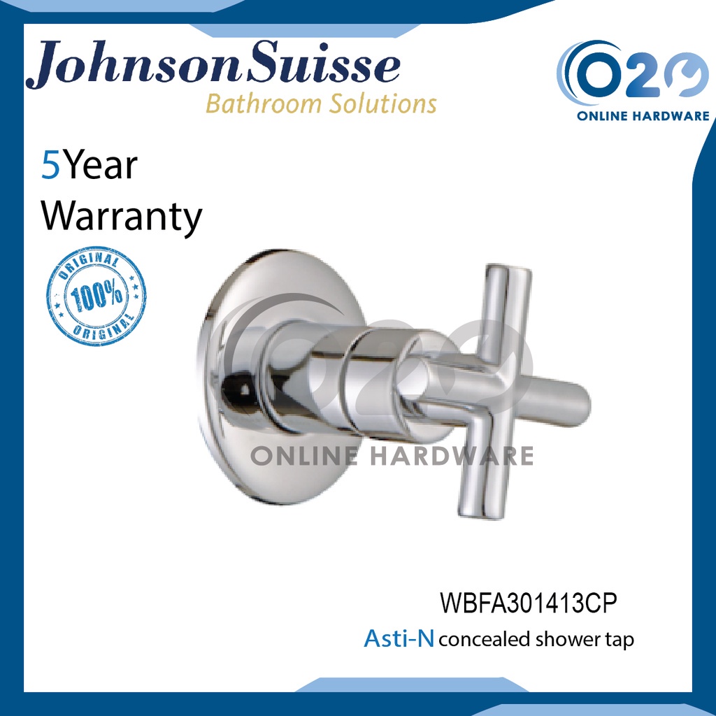 Johnson Suisse Asti-N ½" Concealed Shower Tap Shower Tap Pili Air ...