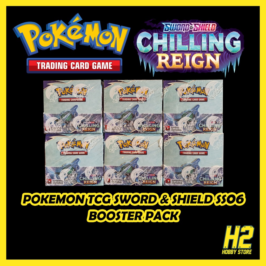 POKEMON TCG [Sword & Shield] - Chilling Reign (Booster Pack) | Shopee ...