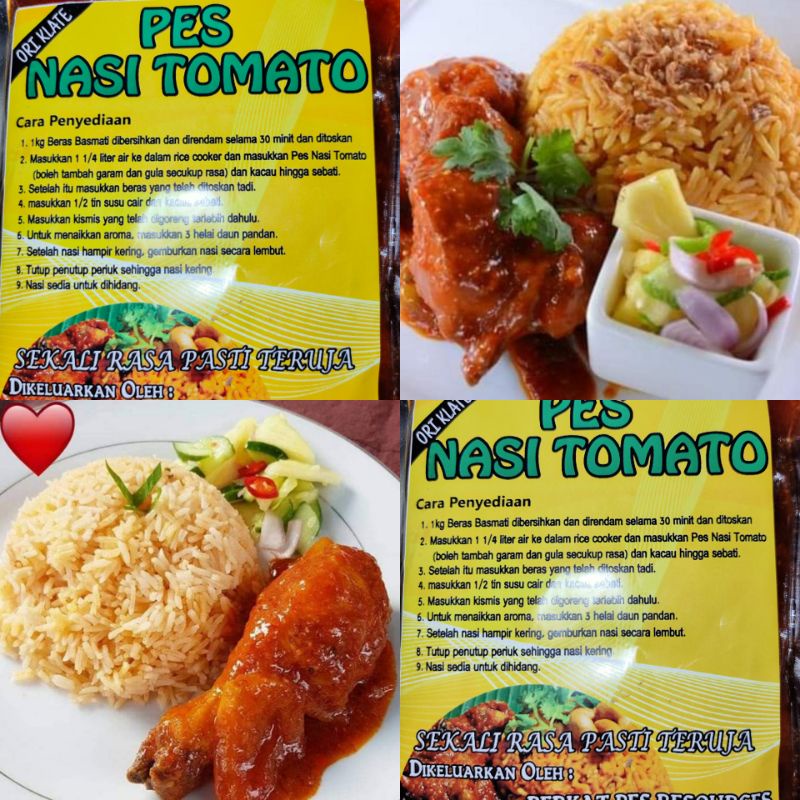 NASI TOMATO / PERENCAH NASI TOMATO /PES NASI TOMATO | Shopee Malaysia