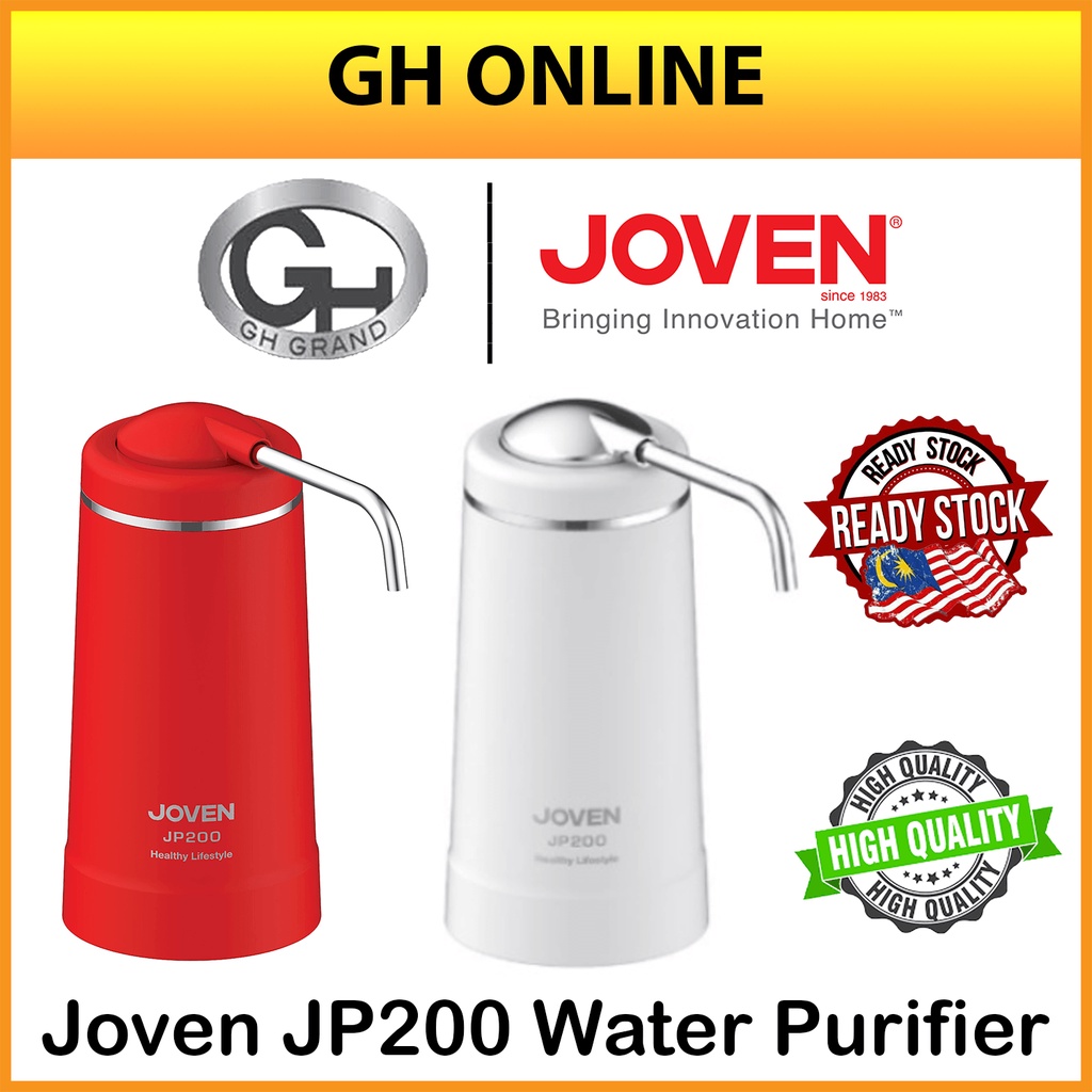 JOVEN JP200 WATER PURIFIER ( RED / WHITE ) WATER FILTER READY STOCK ...