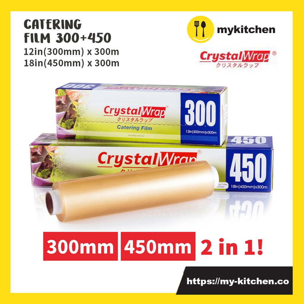 [MY KITCHEN] Crystal Wrap Catering Film Plastic Cling Wrap Food in ...