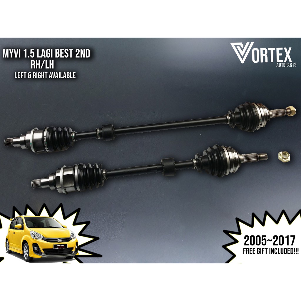 Drive Shaft For Myvi 1.5 Lagi Best 2ND (2005~2017) Auto Manual | Shopee ...